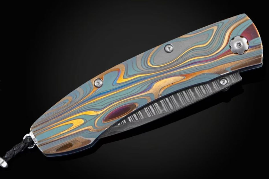 B05 GOLDEN WAVE Folding Knife – Wilsonville Diamond